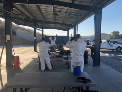 eWaste Disposal FBI Gun range clean-up El Toro CA 03