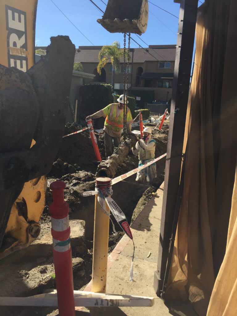 Asbestos Pipe Disposal for Riverside Water District